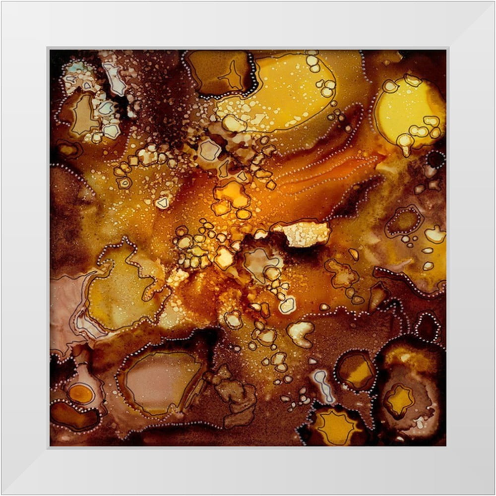 Moore, Regina 26x26 White Modern Wood Framed Museum Art Print Titled ...