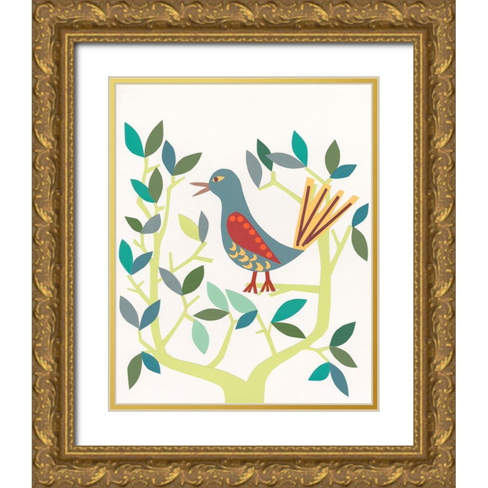 Moore, Regina 26x32 Gold Ornate Wood Framed with Double Matting Museum ...