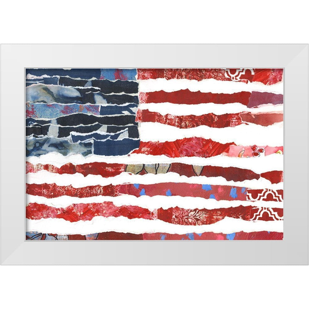 Moore, Regina 32x23 White Modern Wood Framed Museum Art Print Titled ...