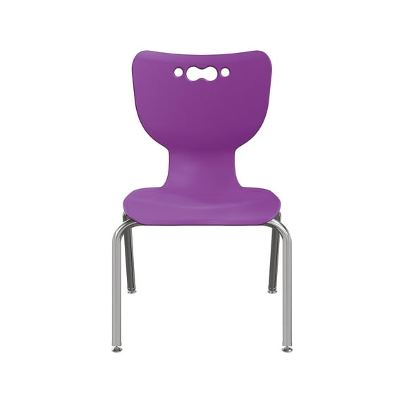 MooreCo Hierarchy 4-Leg Plastic School Chair Purple (53316-1-PURPLE-NA ...
