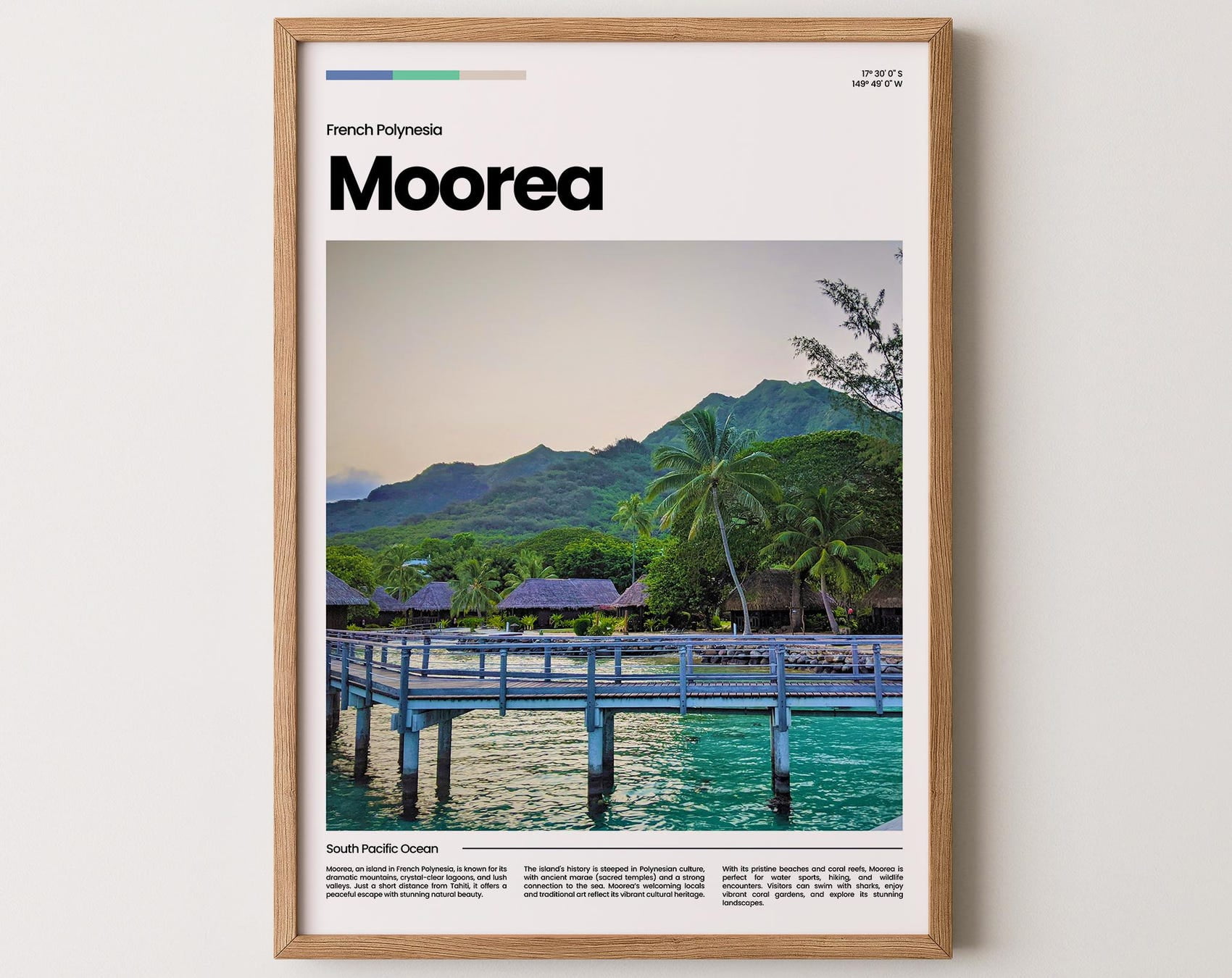 Moorea Poster, Moorea Print, Moorea Photo, Moorea Art, Polynesia Poster ...