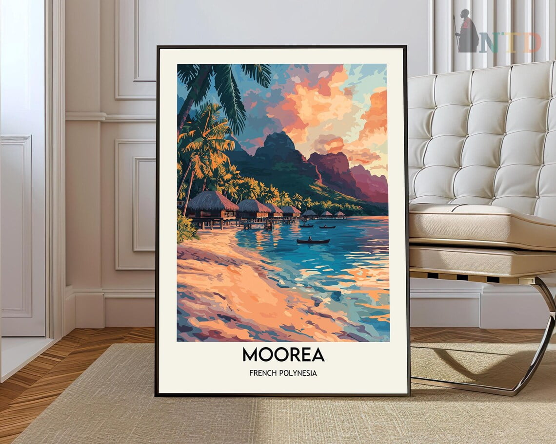 Moorea Poster, Moorea Print, Moorea Photo, Moorea Art, Polynesia Poster ...