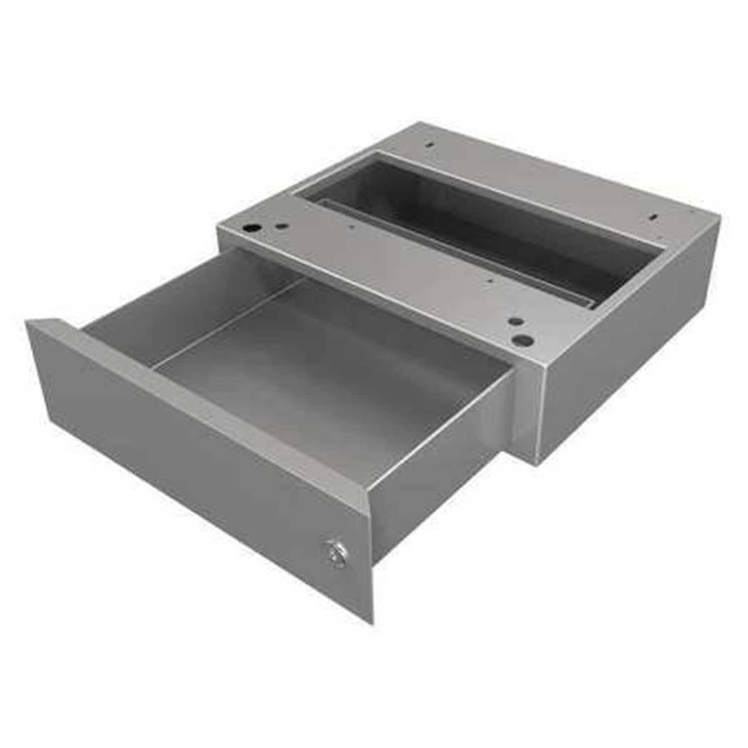 Mooreco Locking Desk Drawer,15 1/2 in W,Silver 34443 - Walmart.com