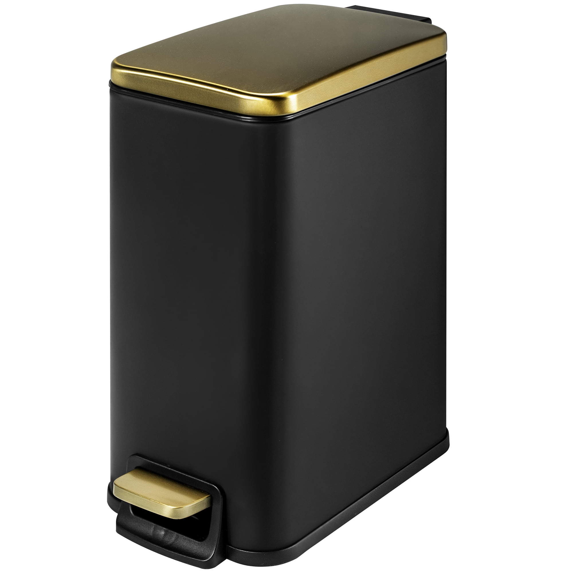 Moorefield 1.6 gal., Rectangular Soft Close Premium Pedal Waste Bin for ...