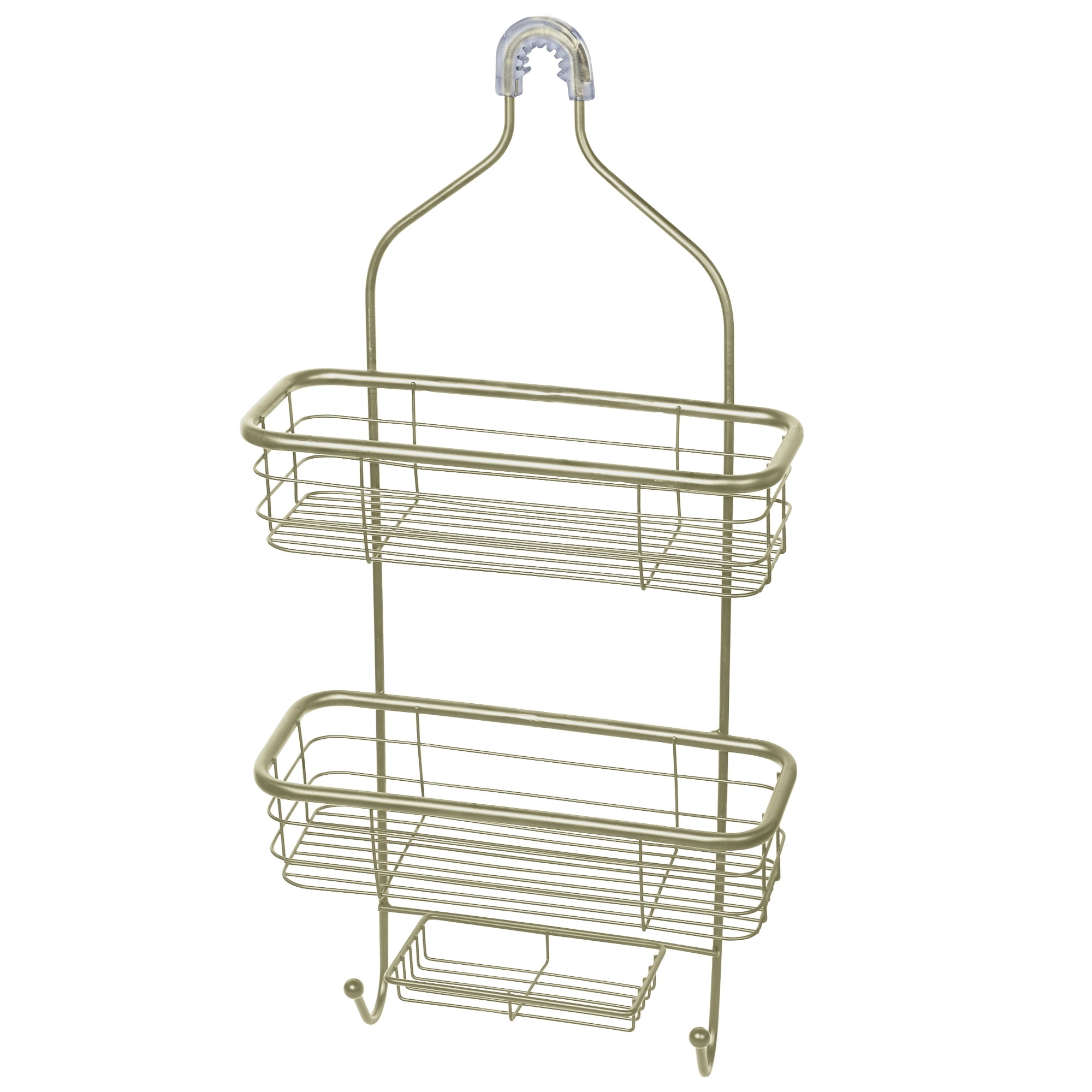 Moorefield 3-Tier Modern Hanging Shower Caddy, Tubular Accent, Steel ...