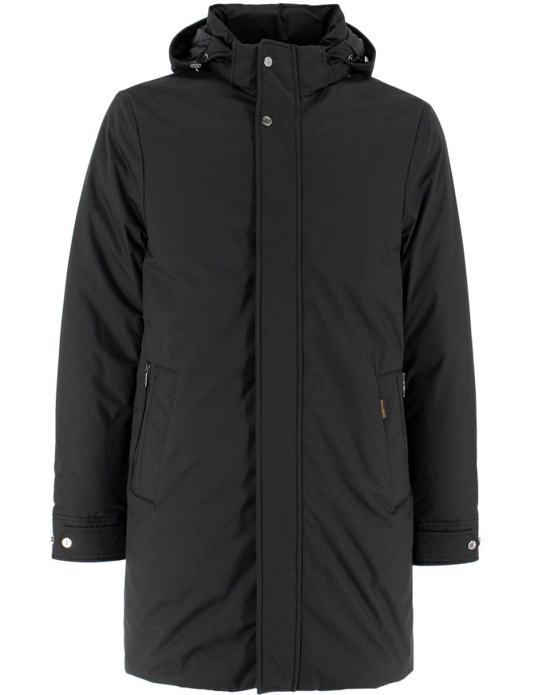 Moorer Black Down-Filled Technical Gabardine Duster (Men's) - Walmart.com