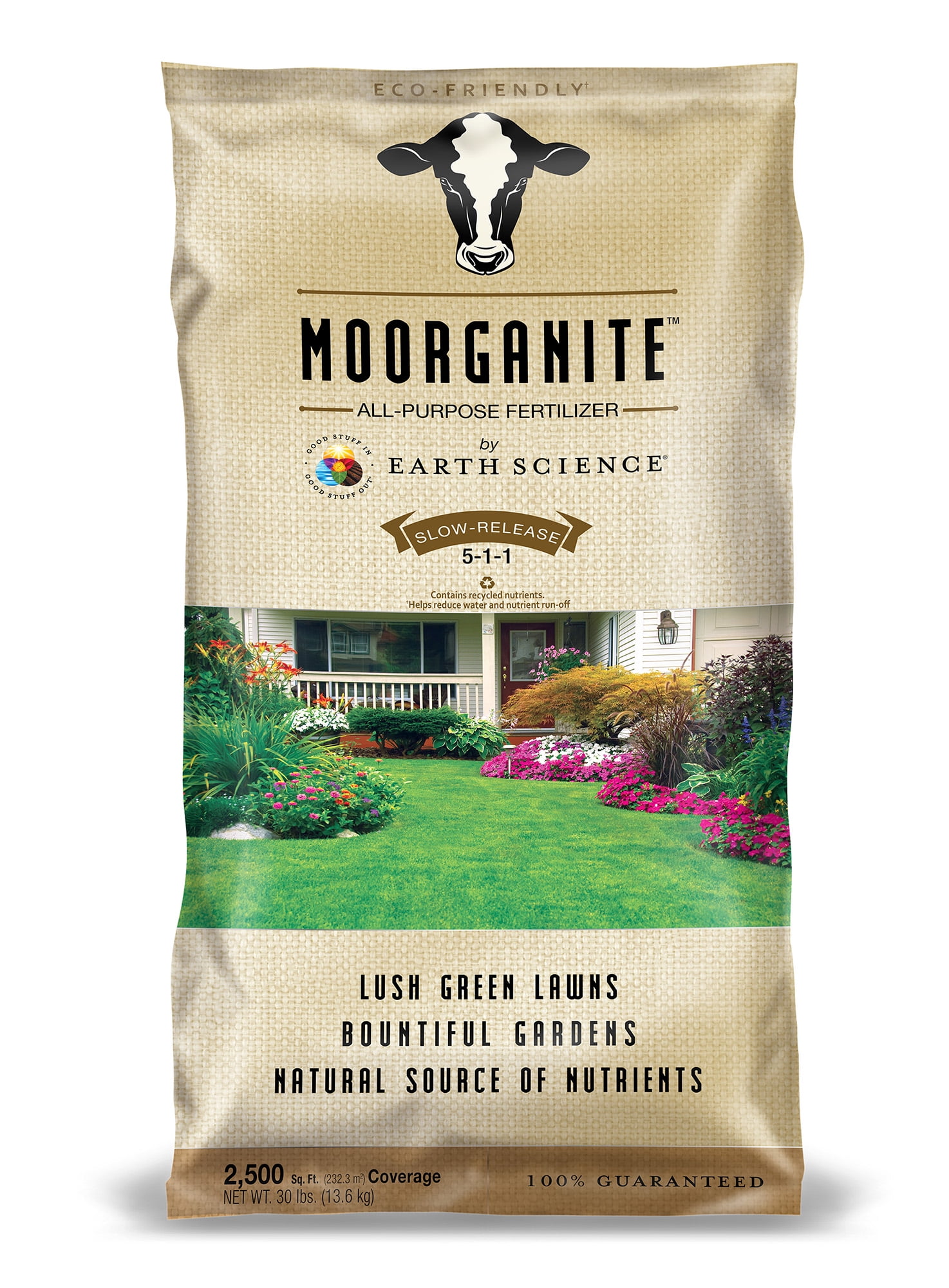 Moorganite Natural All Purpose Lawn & Garden Fertilizer by Earth ...