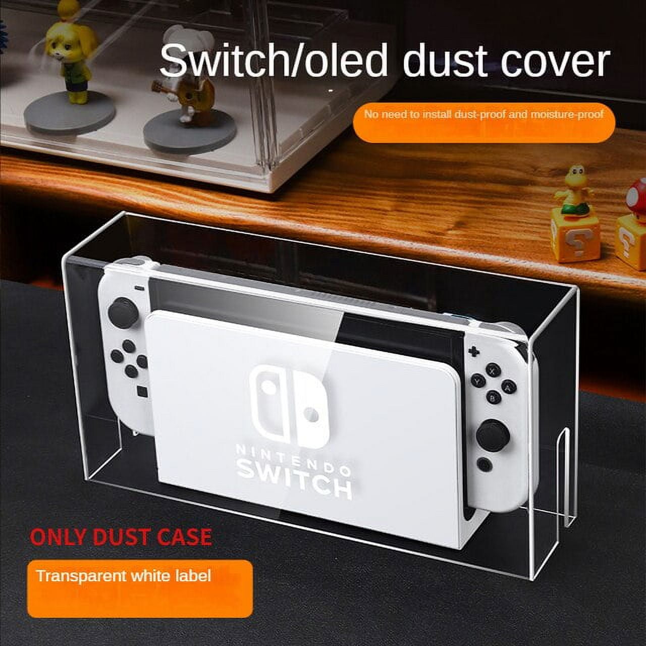 Mooroer Nintendo Switch Dust Cover , Heavy-Duty Acrylic Case for Docked ...