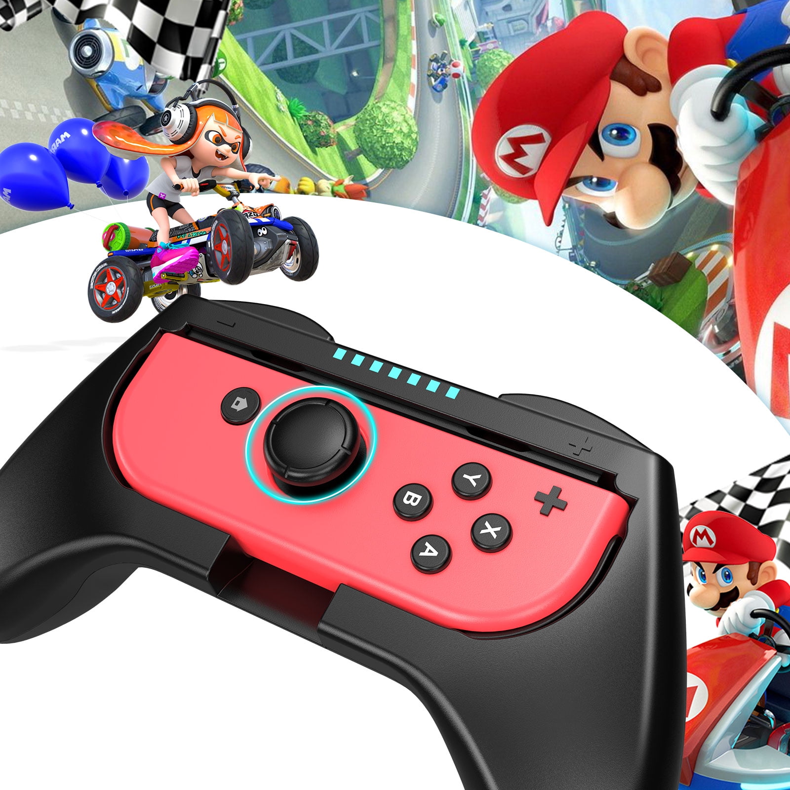 Mooroer Steering Wheel Compatible with Nintendo Switch & Switch OLED ...