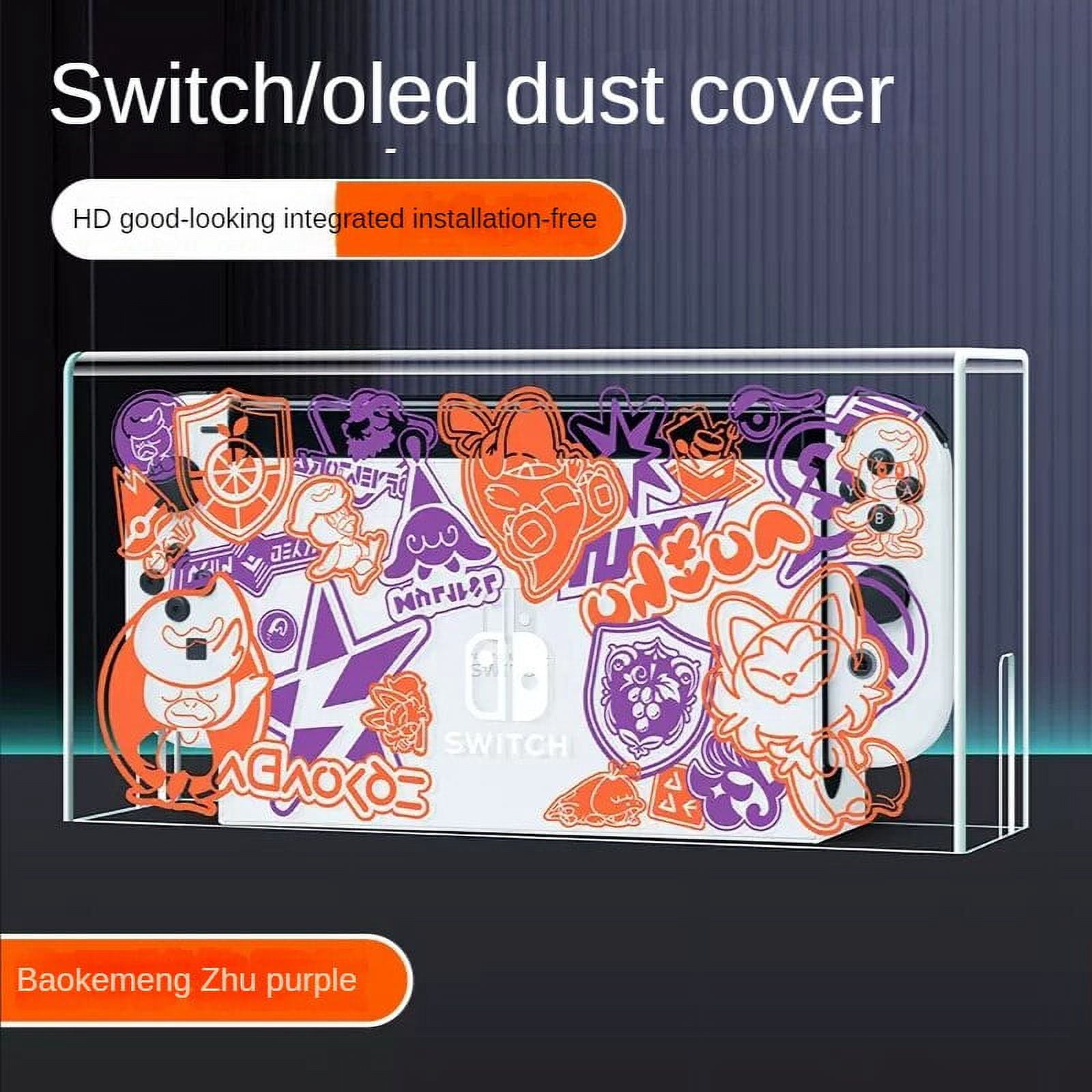 Mooroer Transparent Dust-proof Cover for Switch Luminous Base Sleeve ...