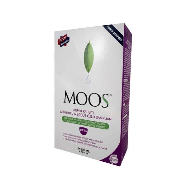 Moos Sulfur Enriched Anti Dandruff Shampoo 200ml - Walmart.com