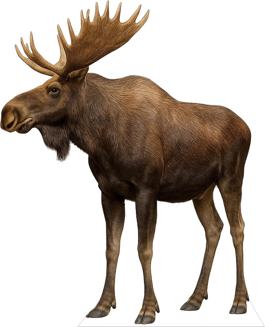 Moose 5FT Life Size Cardboard Cutout, Safari Theme Decoration, Alaskan ...