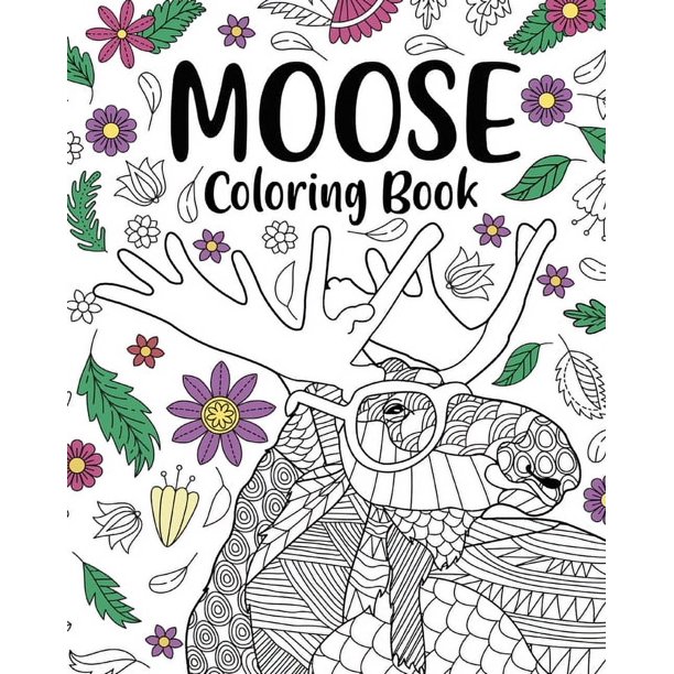 moose a moose coloring pages