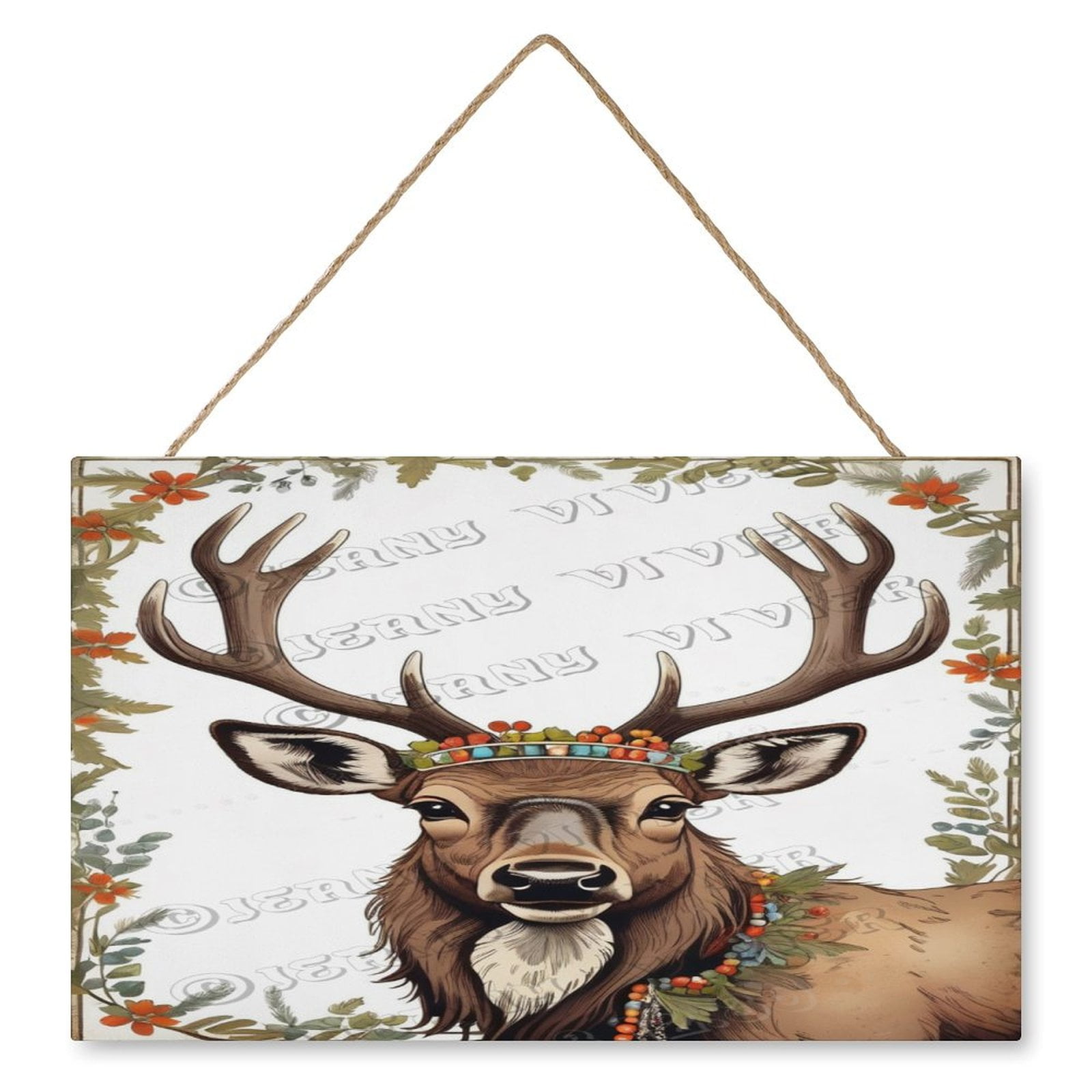 Moose Decorative Wood Hanging Wood Plaque, Rustic Door Sign, Wall Decor ...