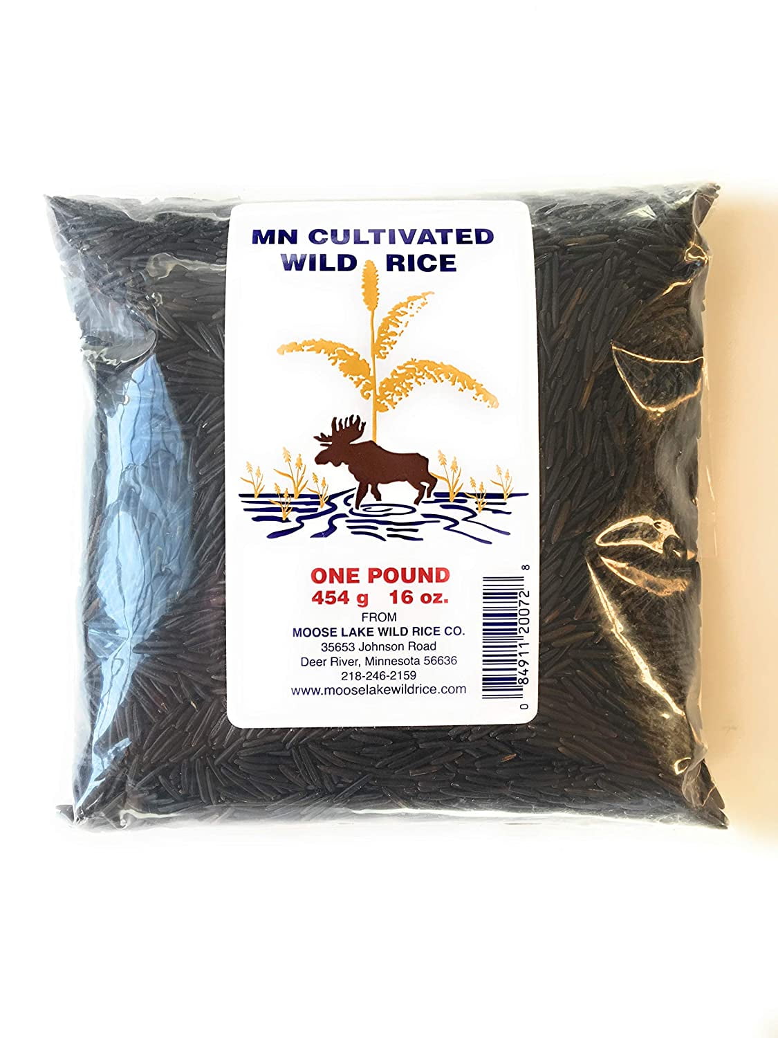 Moose Lake Wild Rice - Minnesota Cultivated Wild Black Rice with ...