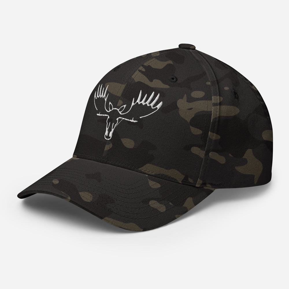 Moose Logo FlexFit Hat (Multicam Black, S/M) - Walmart.com