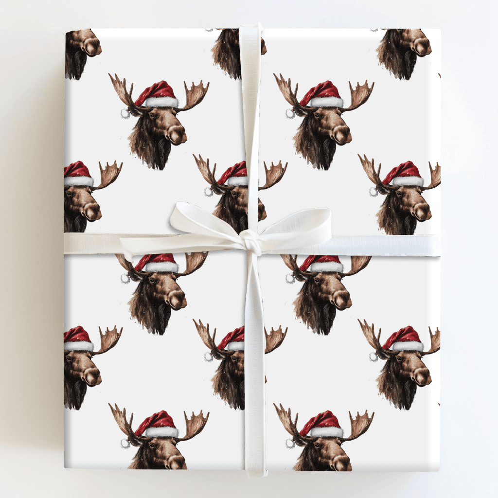 Moose Magic - Christmas Wrapping Paper Roll - Gift Wrap for Holidays ...