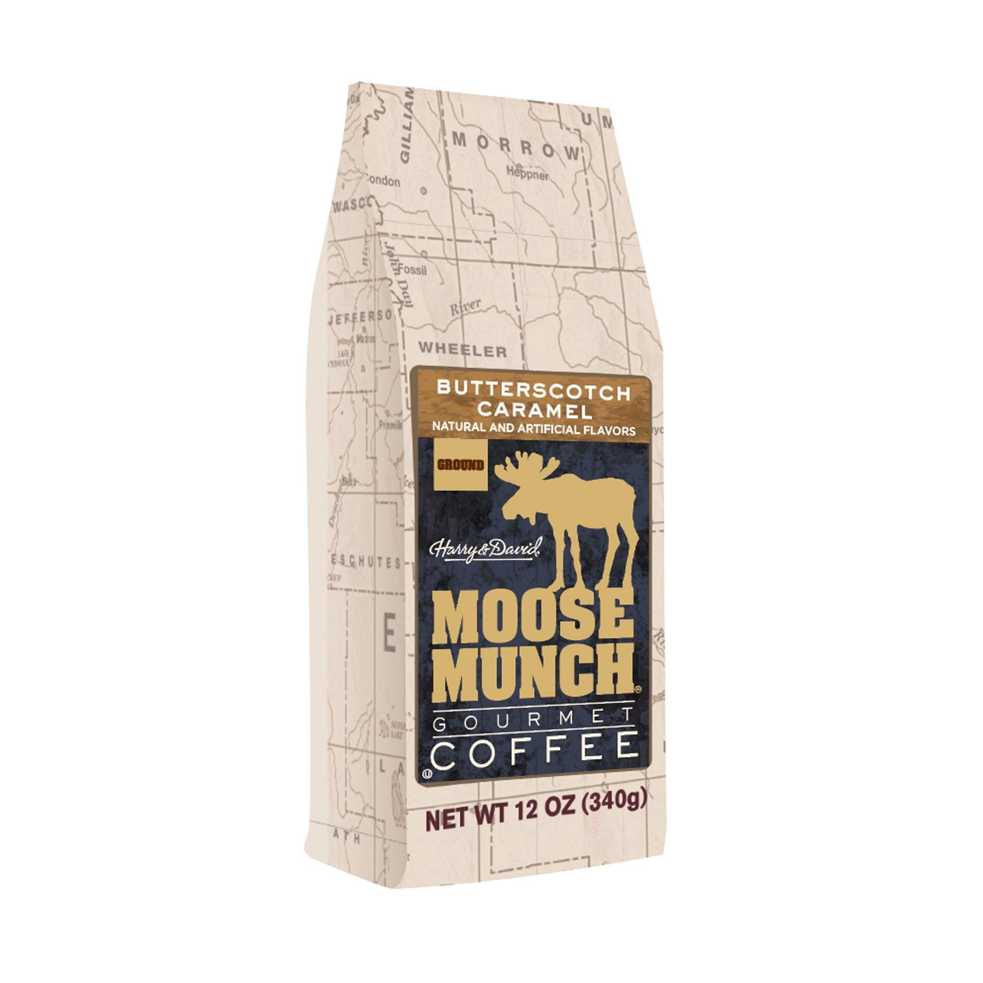 Moose Munch Gourmet Ground Coffee by Harry & David, 12 oz bag ...