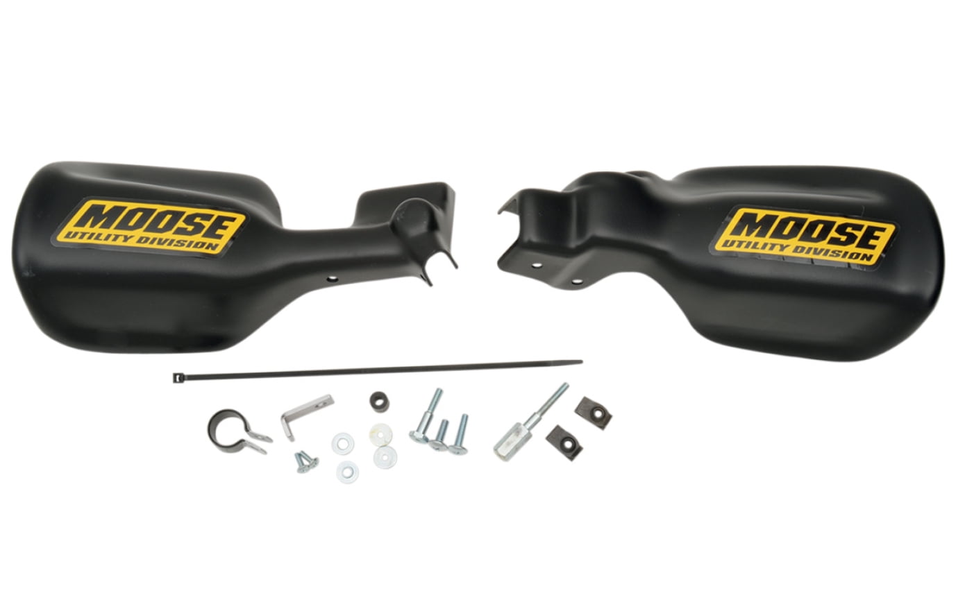 Moose Racing ATV Stealth Black Plastic Handguards, Fits Yamaha Bear ...