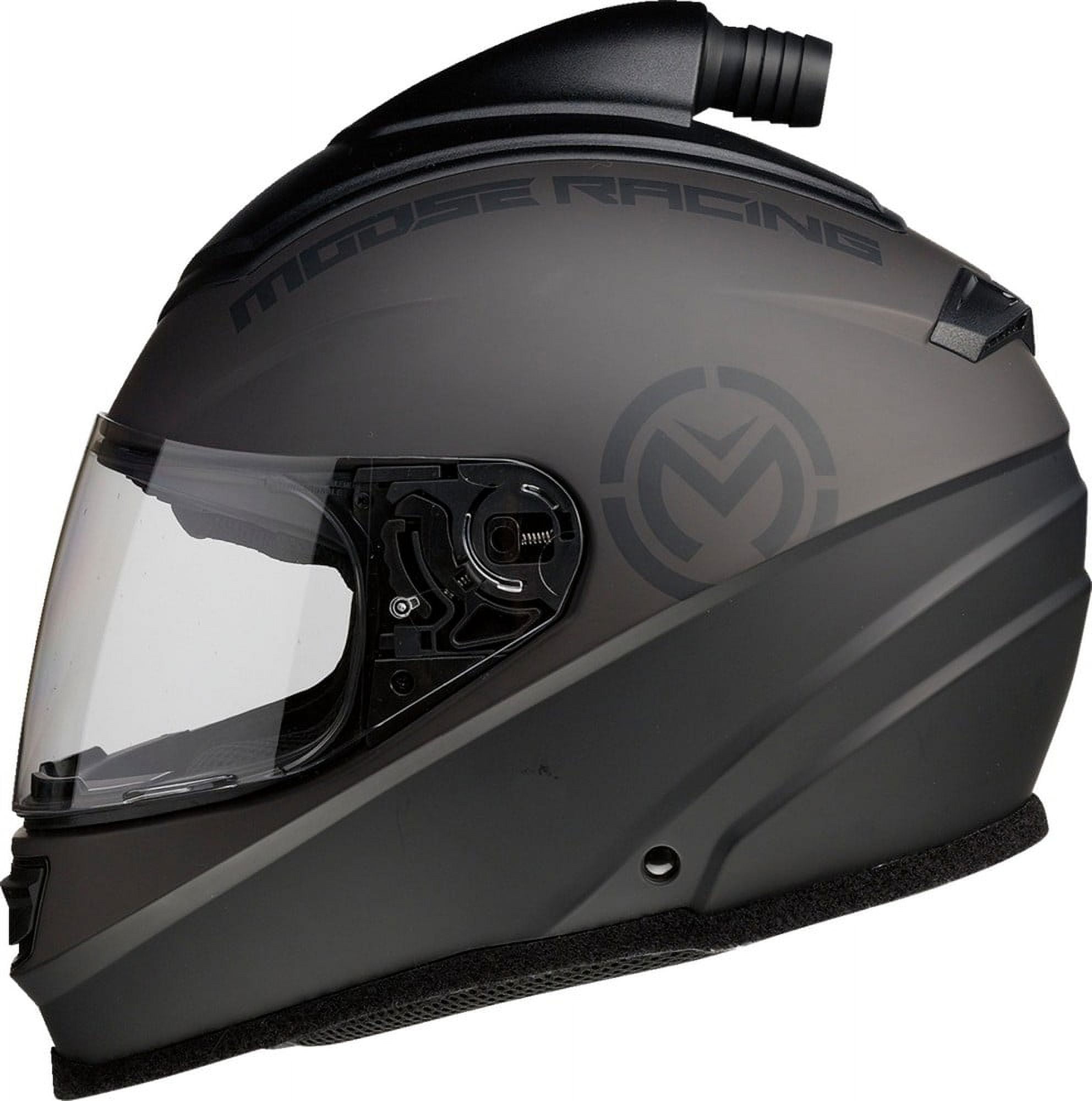 Moose Racing Air Intake Motorcycle Helmet Black XS - Walmart.com
