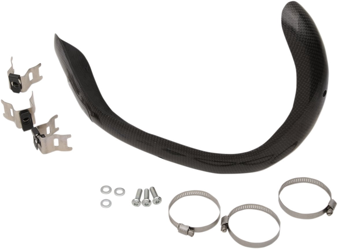 Moose Racing Carbon Fiber Pipe Guard for Stock 4-Stroke Pipe (MPG35017E ...