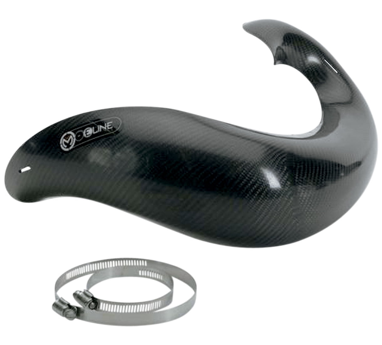 Moose Racing Carbon Pipe Guard for Pro Circuit 2-Stroke Exhaust (1861 ...