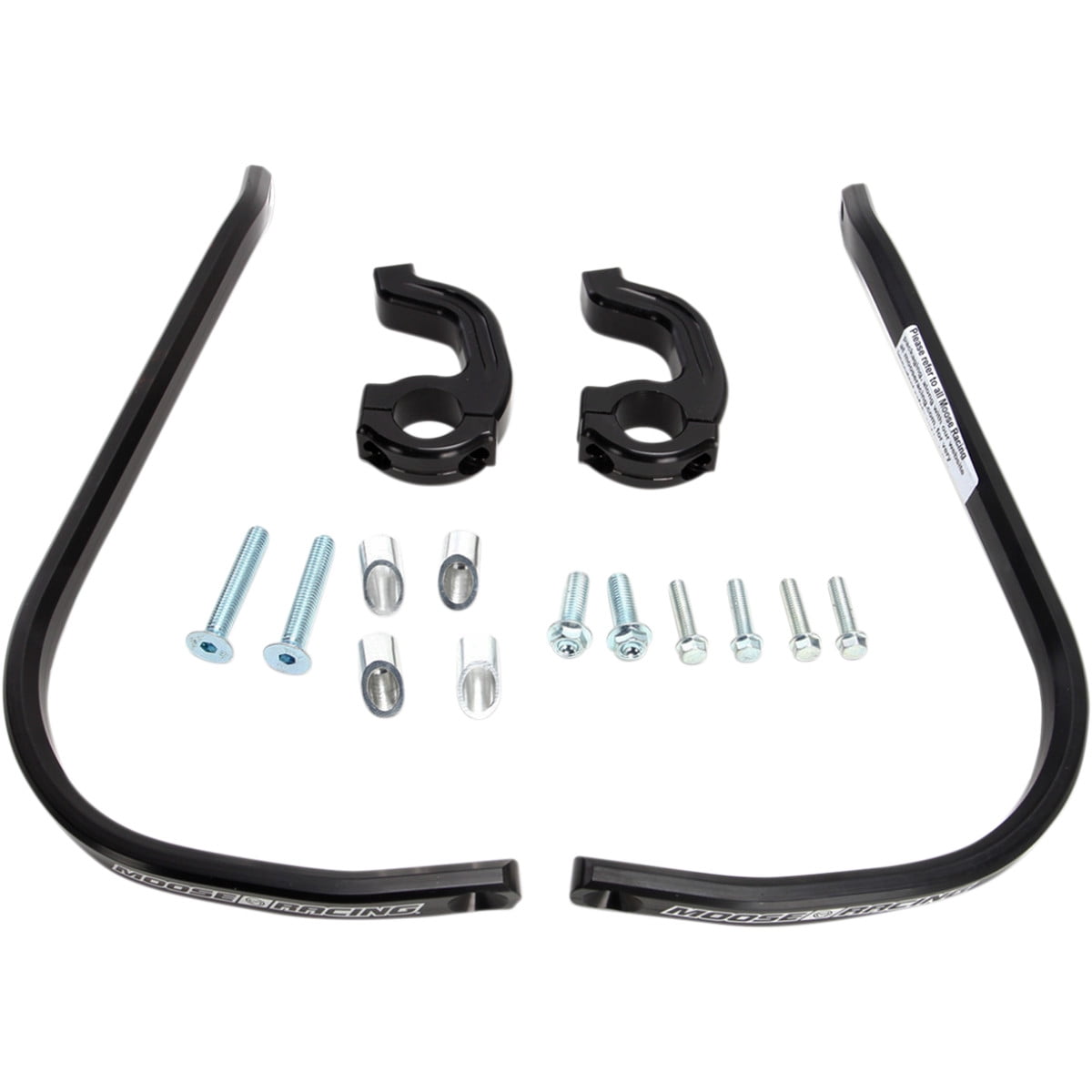 Moose Racing Contour Black Aluminum Handguards for 1 1/8" Bars (50 ...