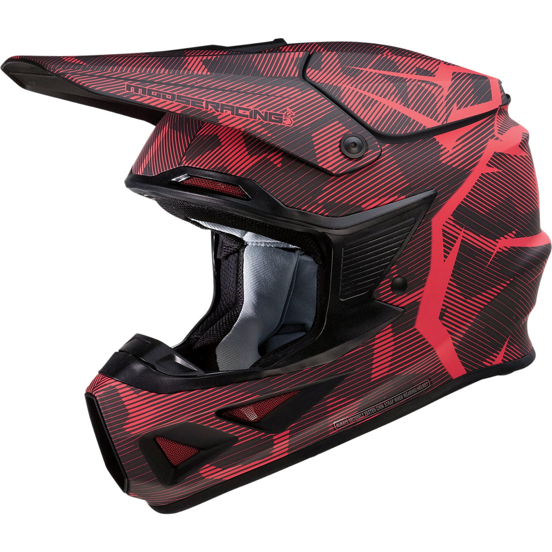 Moose Racing F.I. Agroid Camo MIPS MX Offroad Helmet Red/Black MD ...
