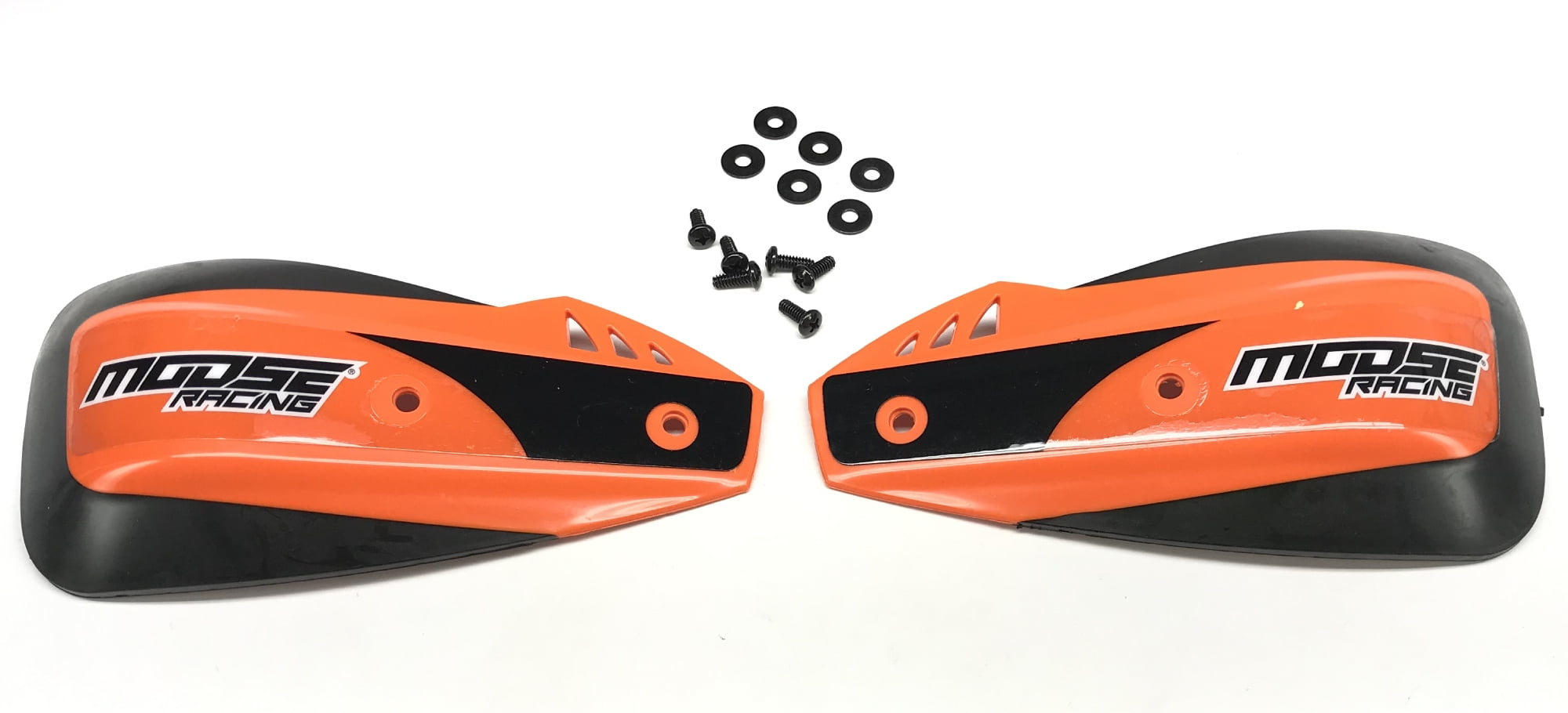 Moose Racing Podium Orange Handguard Shields for Pro Bend/Rebound (0635 ...