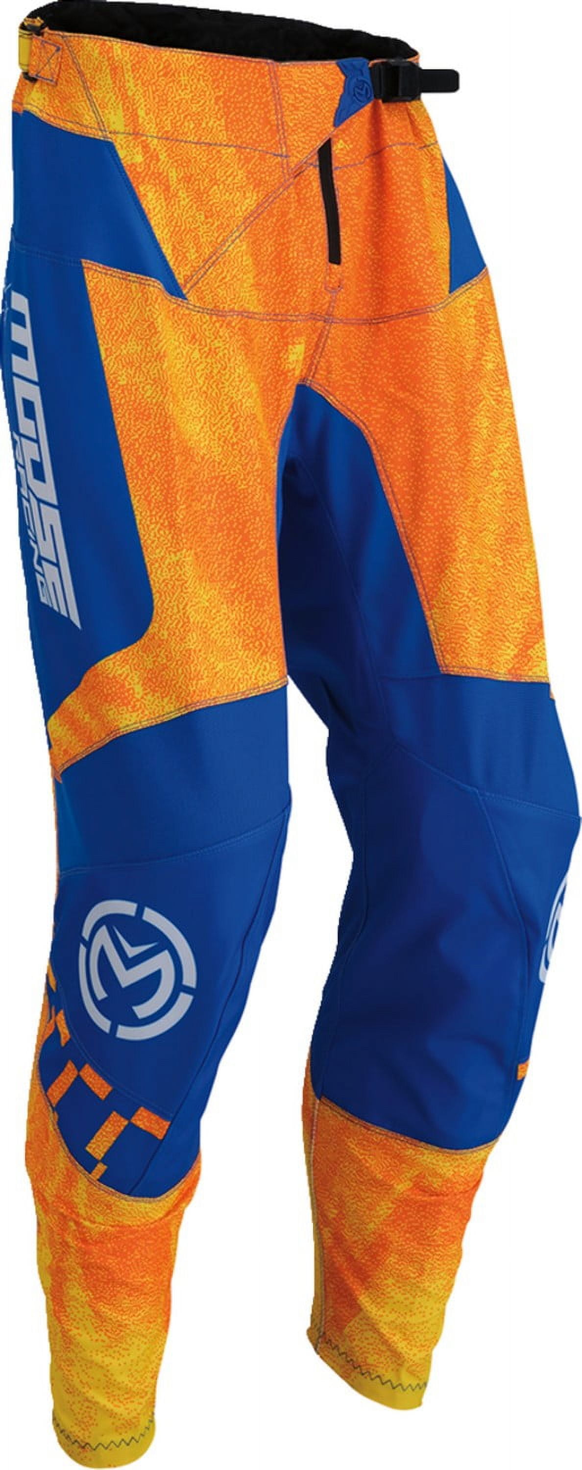 Moose Racing Qualifier 24 Mens MX Offroad Pants Orange/Blue 38 USA ...