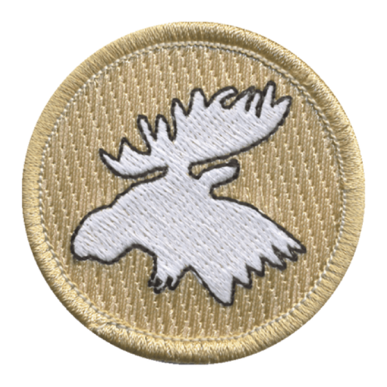 Moose Silhouette Head Patrol Patch (Sew-on) - ClassB - Walmart.com