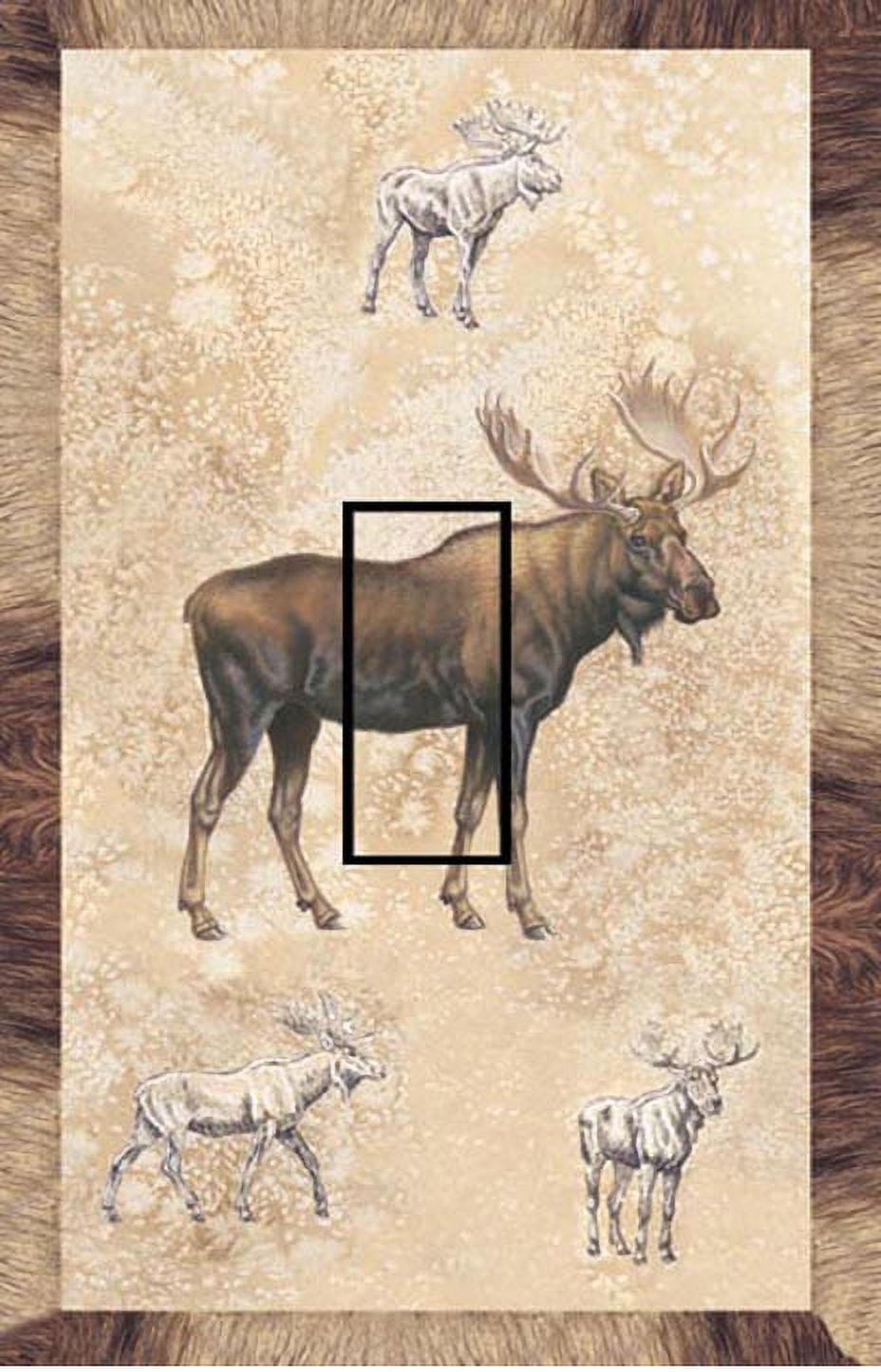 Moose Single Toggle SwitchStix Peel and Stick Art Deco Switch Plate ...