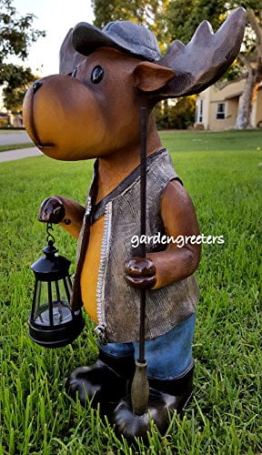 Moose Solar Light Statue Moose Solar Figurine - Walmart.com