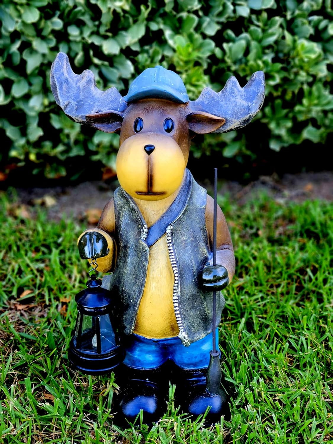 Moose Solar Light Statue Moose Solar Figurine - Walmart.com