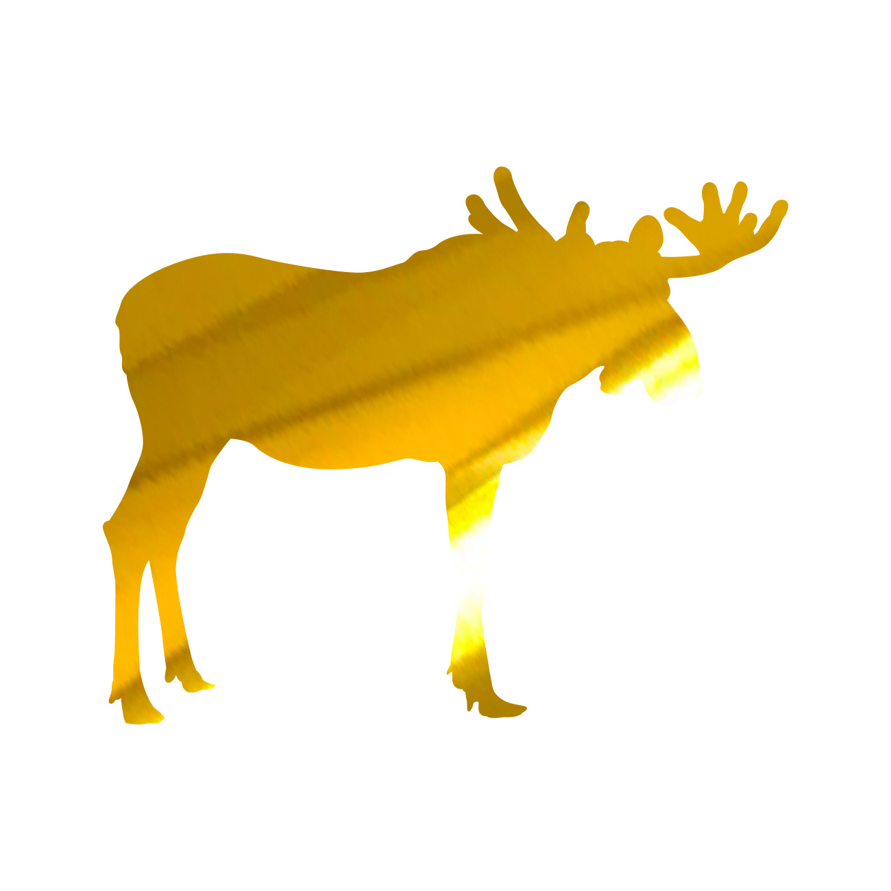 Moose Sticker Decal Die Cut - Self Adhesive Vinyl - Weatherproof - Made ...