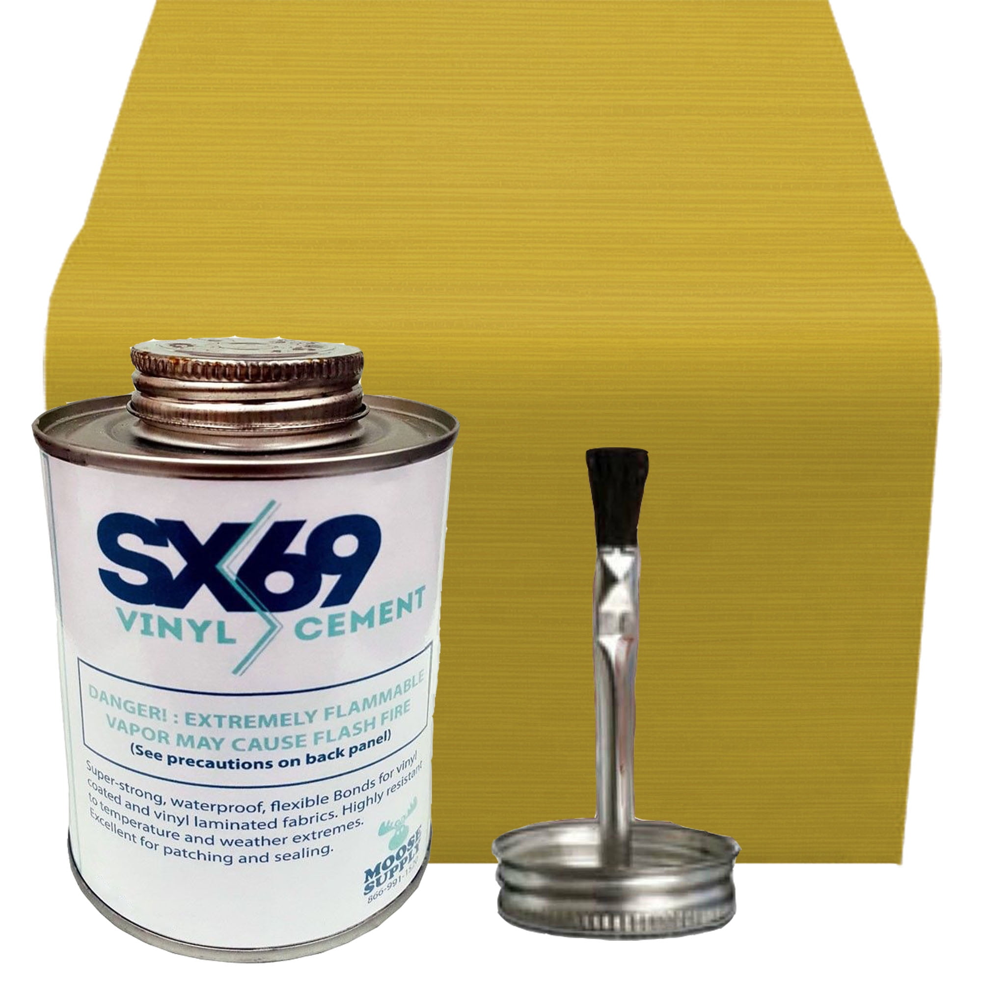 Moose Supply Bounce House Vinyl Repair Kit, 5' x 1' Patch, 4oz SX-69 ...