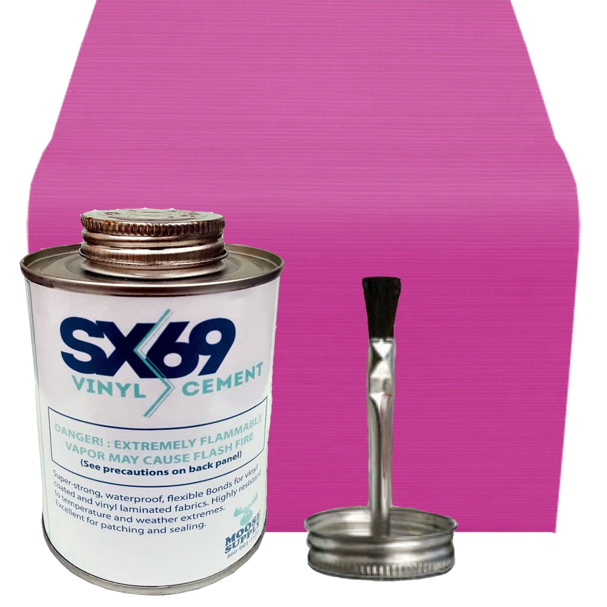 Moose Supply Bounce House Vinyl Repair Kit, 5' x 1' Patch, 4oz SX-69 ...