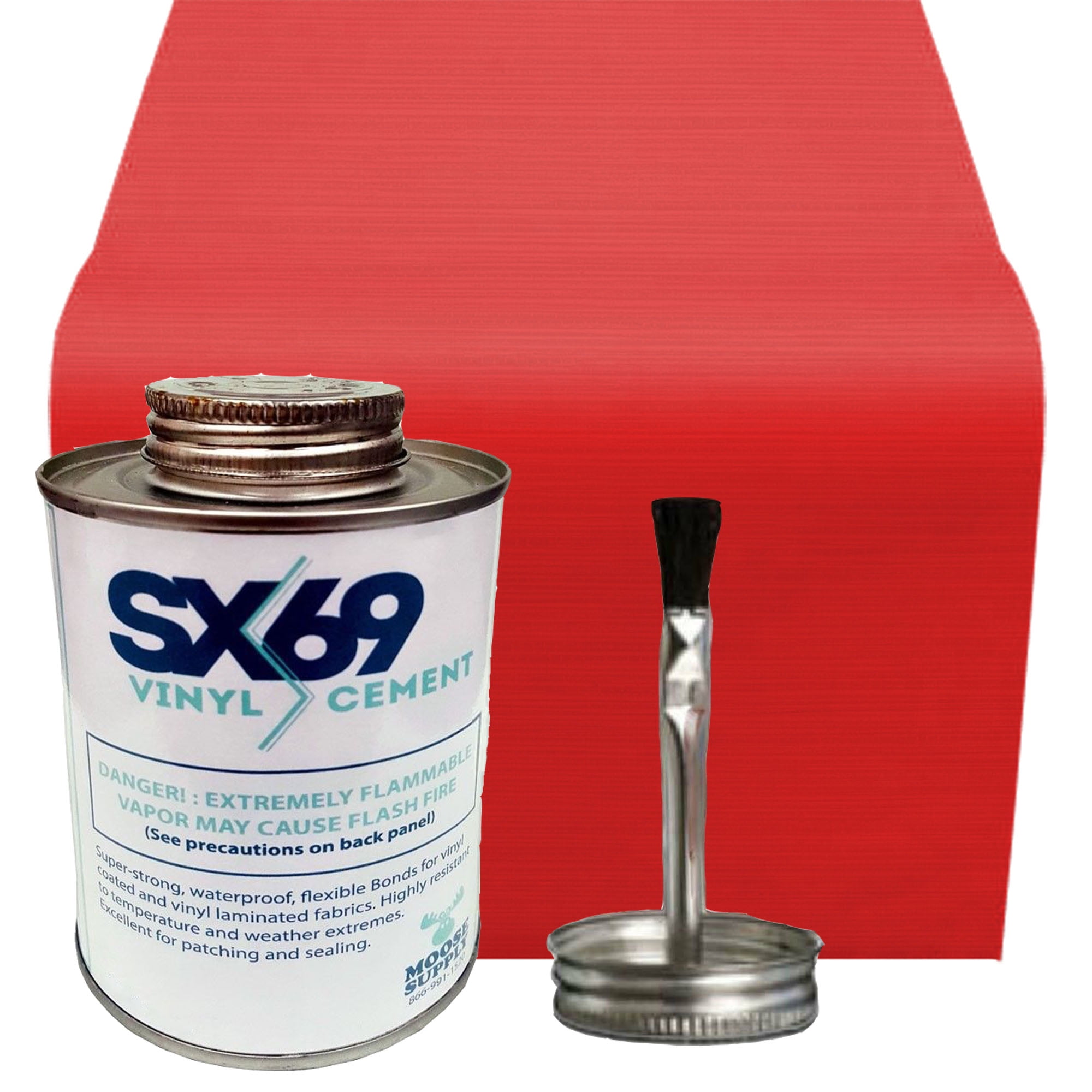 Moose Supply Bounce House Vinyl Repair Kit, 5' x 1' Patch, 4oz SX-69 ...