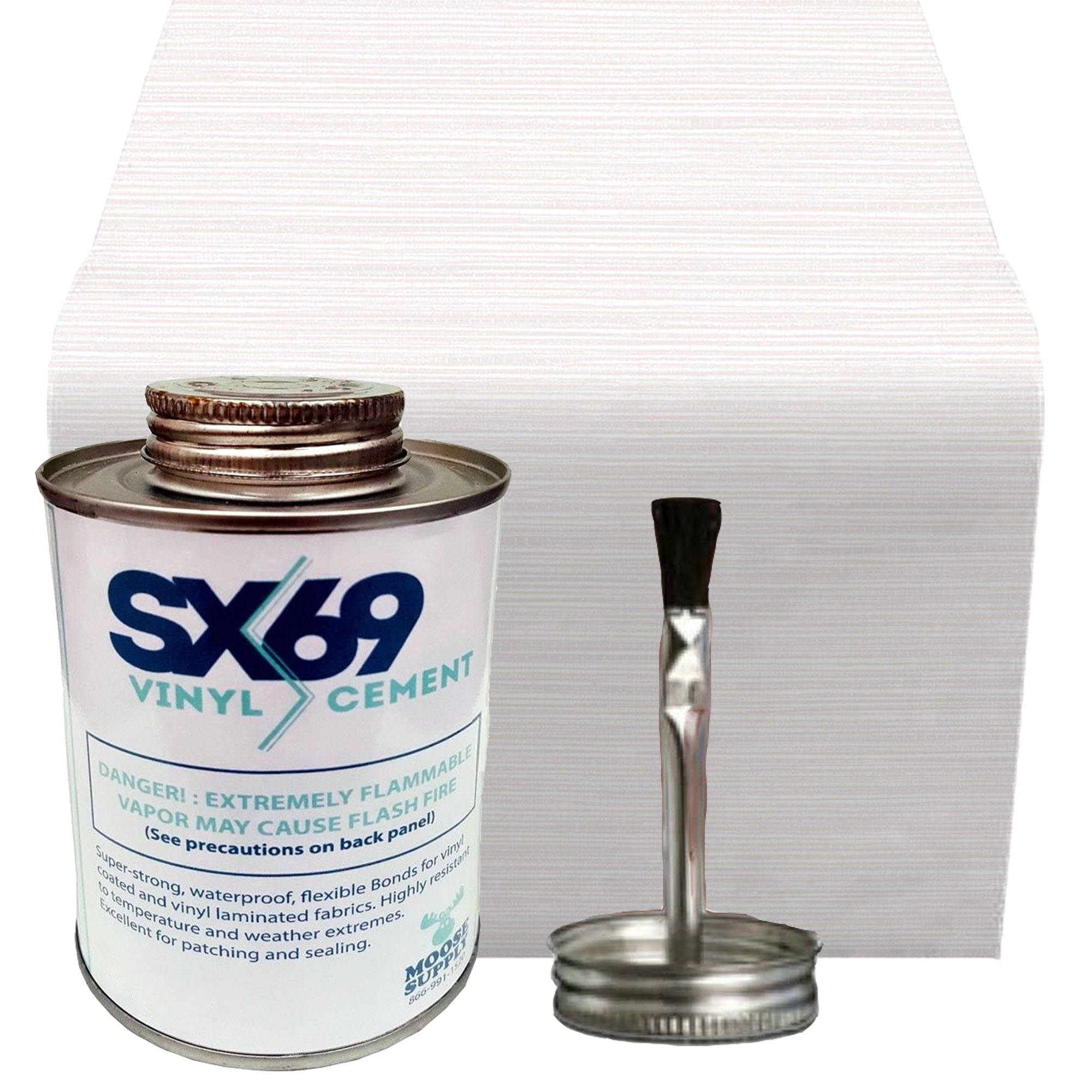 Moose Supply Bounce House Vinyl Repair Kit, 5' x 1' Patch, 8oz SX-69 ...