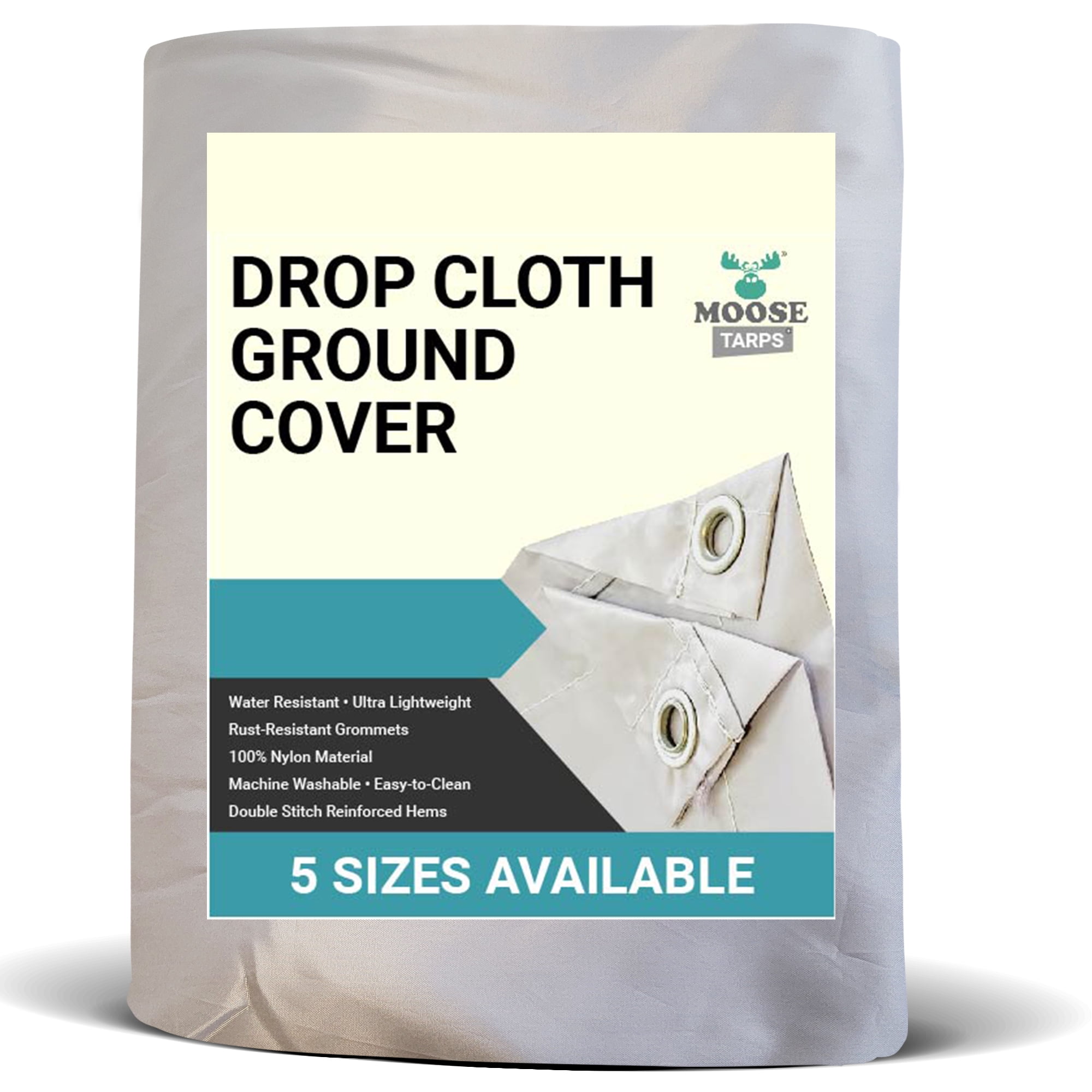 Moose Supply Nylon Drop Cloth Ground Cover, 20' x 40' - Walmart.com