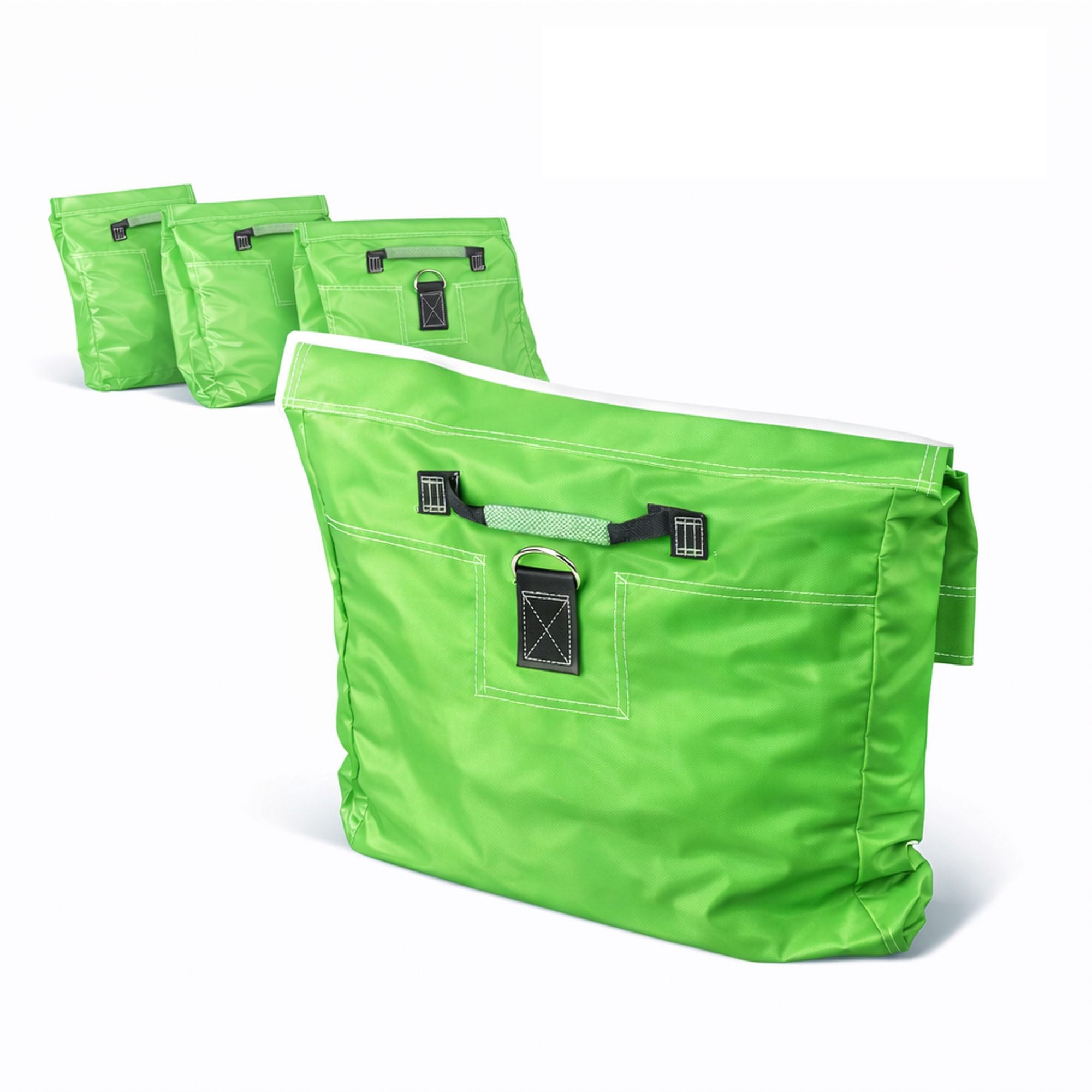 Moose Supply Heavy Duty Sandbag Covers, 21" x 21" PVC Vinyl Anchors, 4 ...