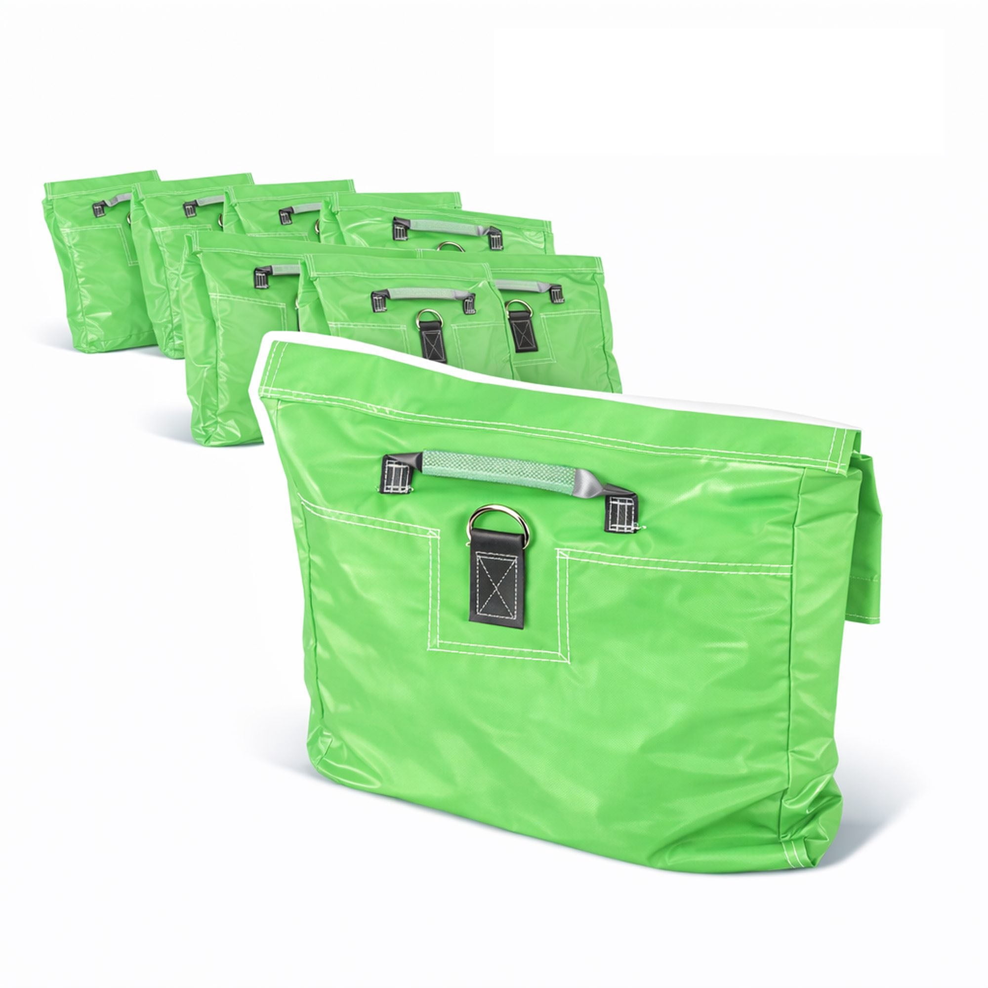 Moose Supply Heavy Duty Sandbag Covers, 21" x 21" PVC Vinyl Anchors, 10 ...