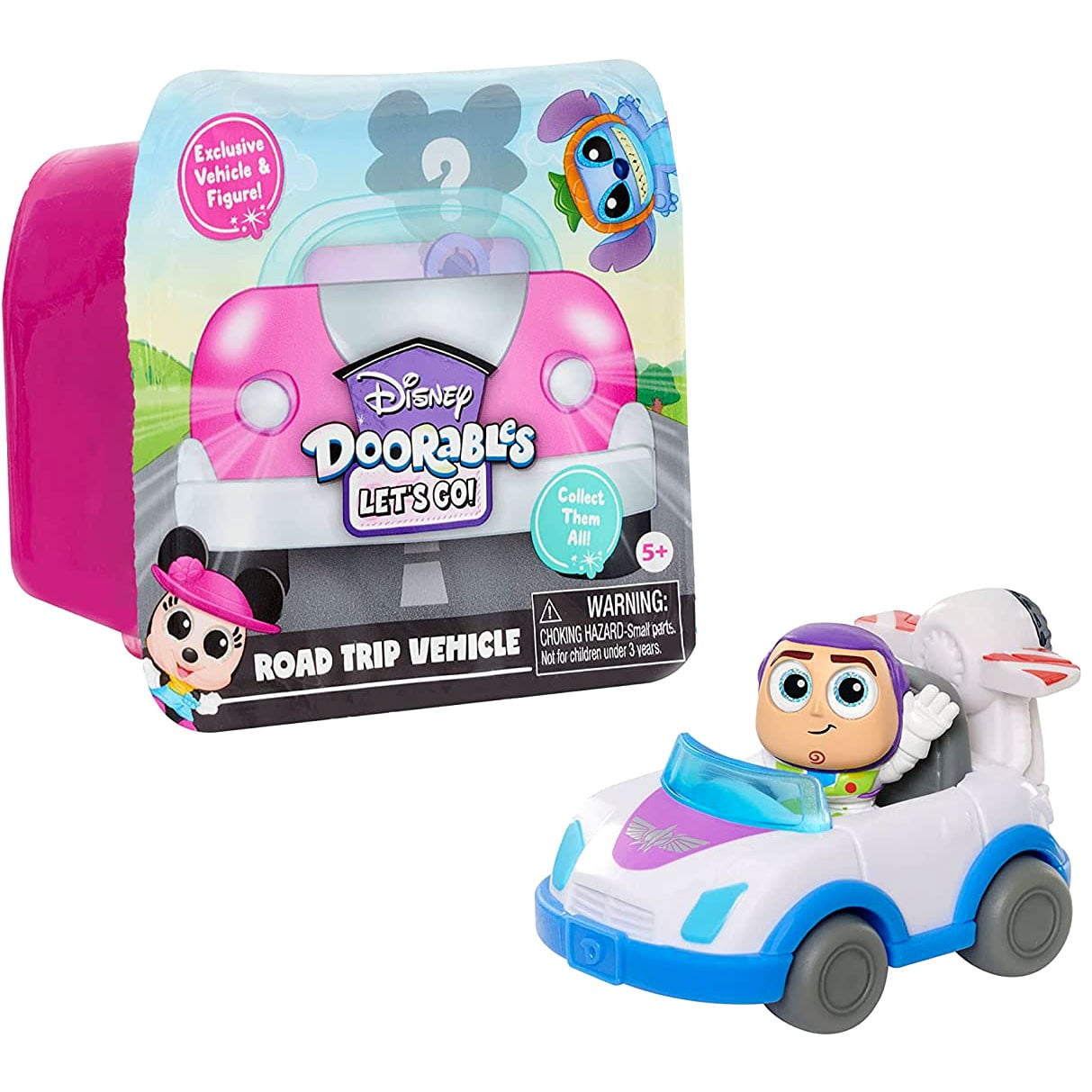 Disney Doorables Lets Go Vehicles 2-Pack, Series 1, Kids Toys for Ages ...
