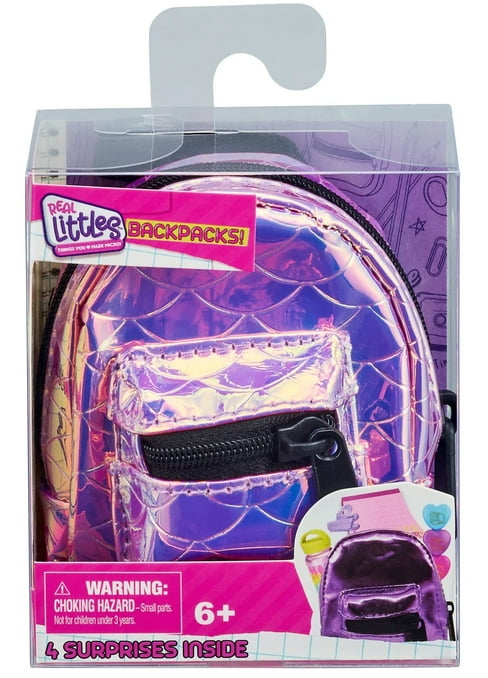 Real Littles, Collectible Micro Backpack with 4 Micro Working Surprises ...