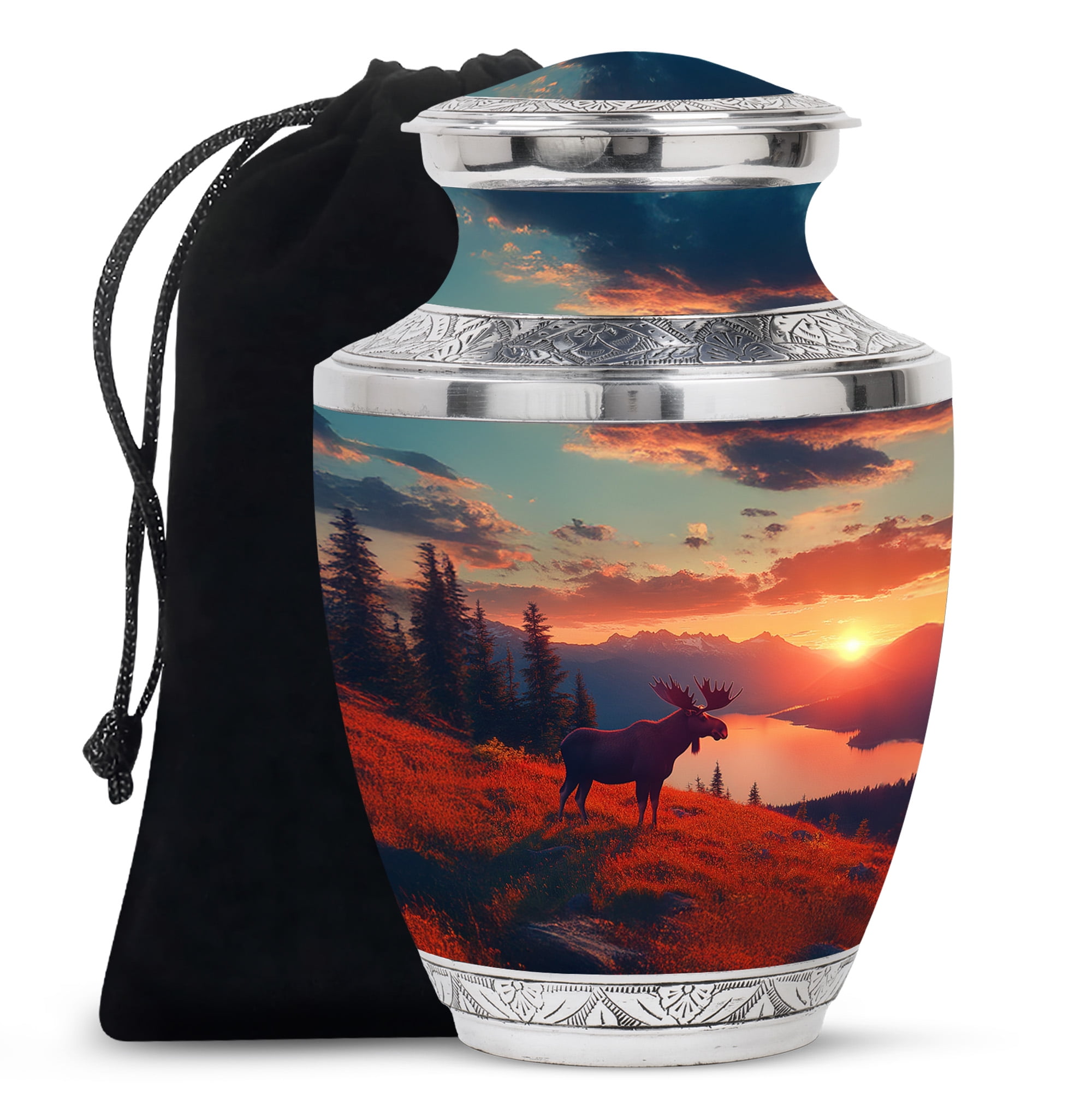 Moose Urn – Large Cremation Urn for Human Ashes, Memorial Funeral ...