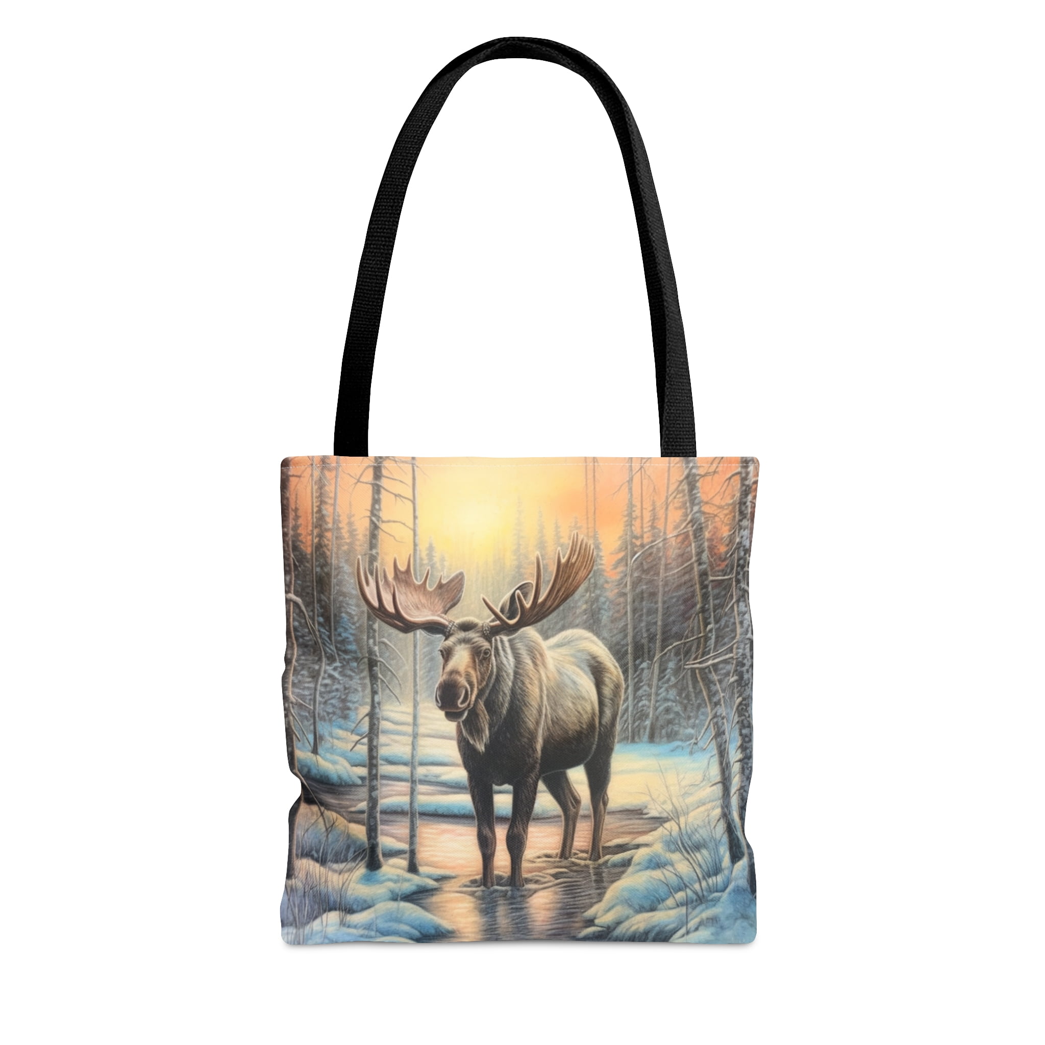 Moose in River - Tote Bag - Walmart.com