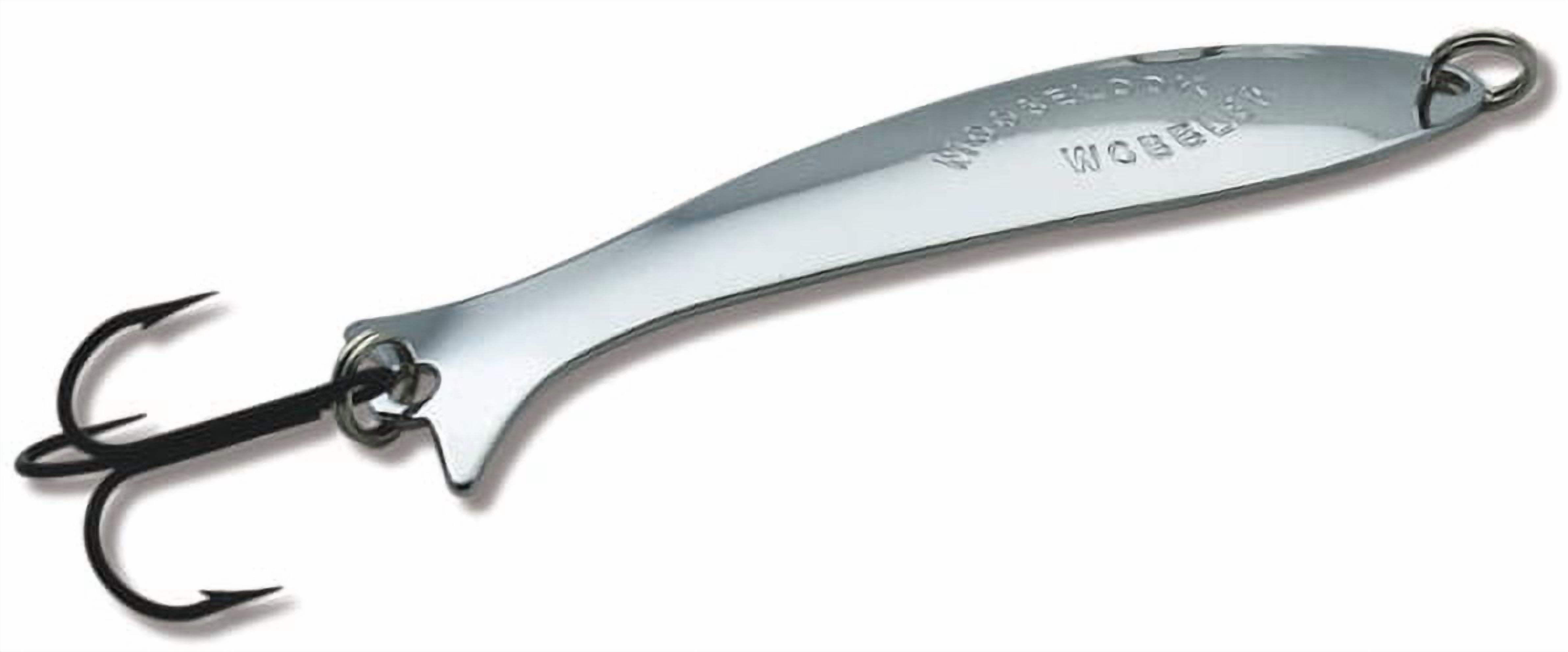 Mooselook Medium Wobbler Spoon 3-1/8" 1/4oz Chrome - Walmart.com
