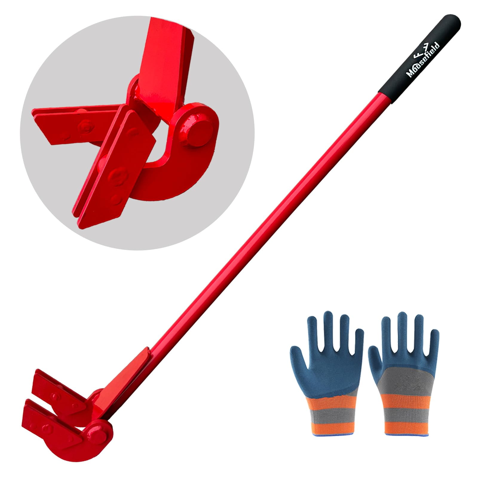 Moosefield 44" Pallet Buster Fully-Welded Steel Handle Pallet Pry Tool ...