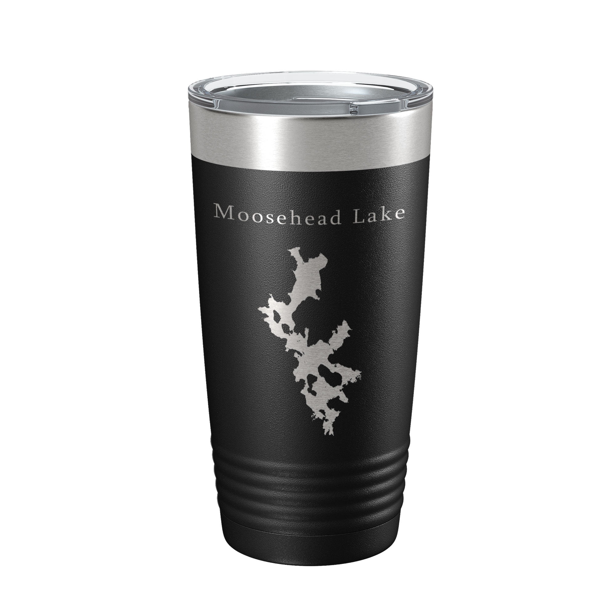 Moosehead Lake Map Tumbler Travel Mug Insulated Laser Engraved Coffee ...