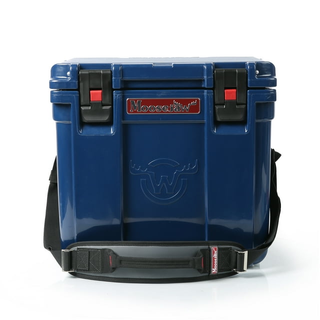 Moosejaw 25 Quart Ice Fort Hard Cooler with Microban, Galactic Blue ...